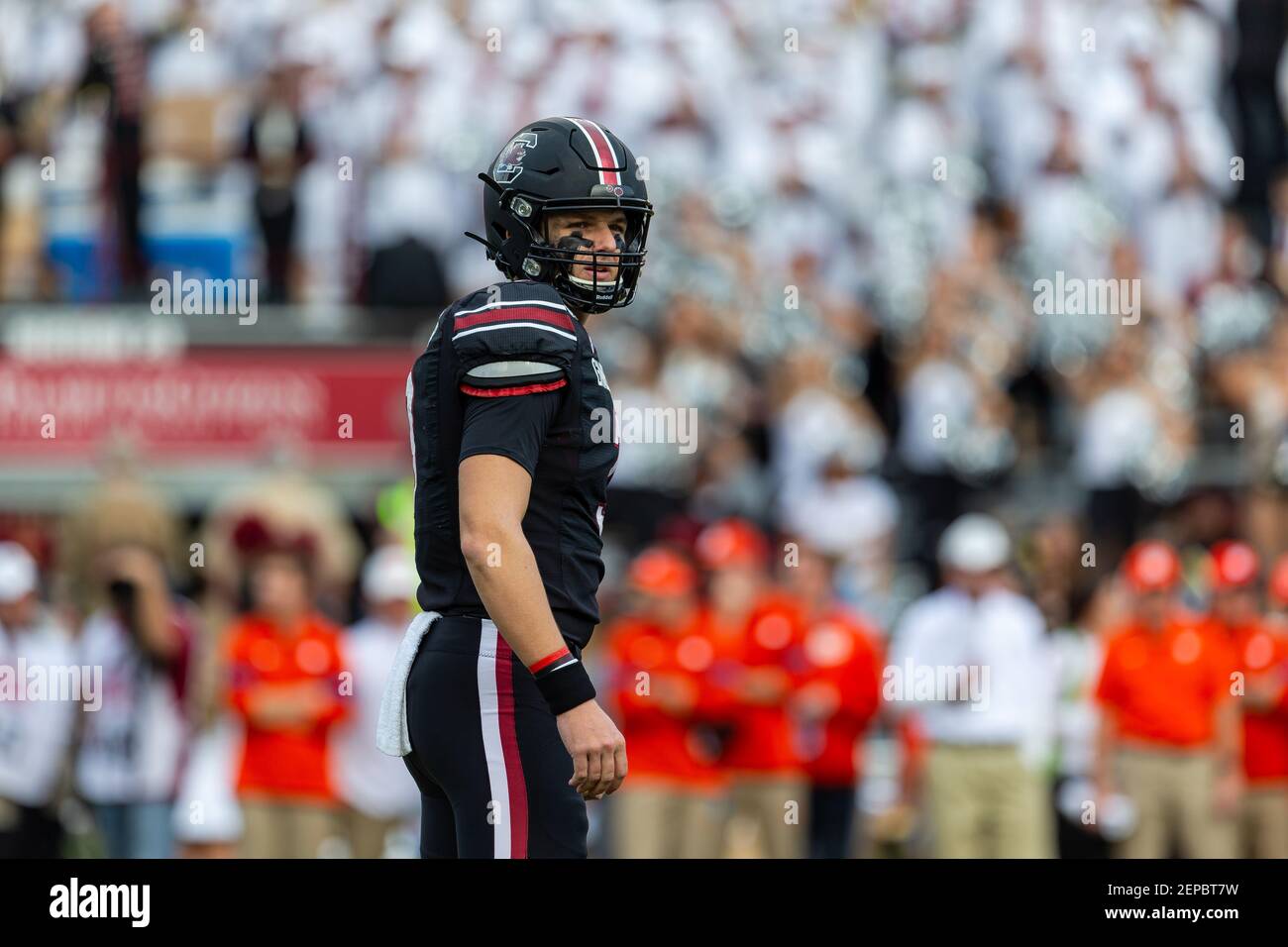 November 30, 2019: South Carolina Gamecocks quarterback Ryan Hilinski ...