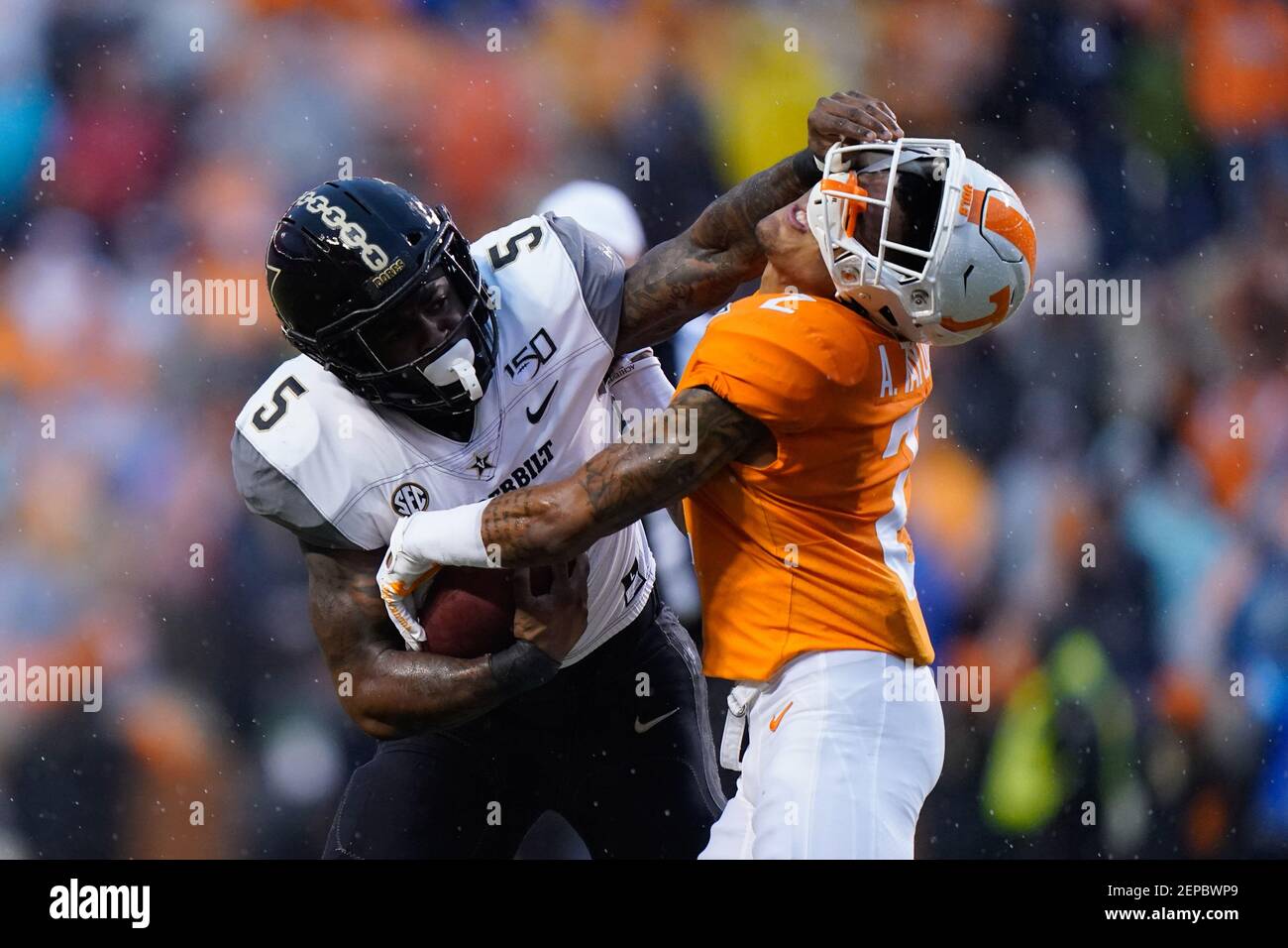 November 30, 2019: running back Ke'Shawn Vaughn #5 of the Vanderbilt ...