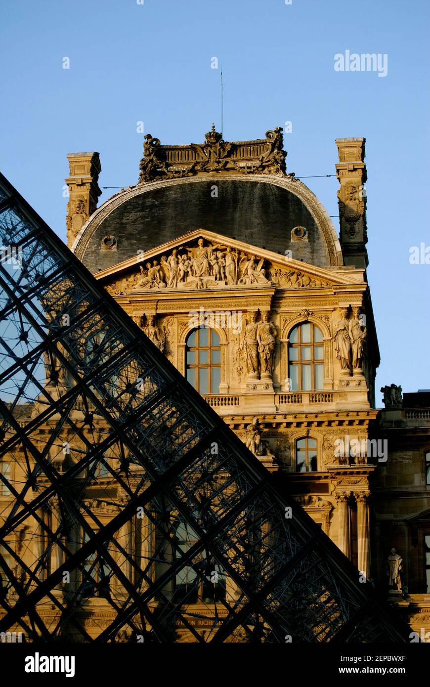 Louvre Pyramid, Paris Stock Photo - Alamy