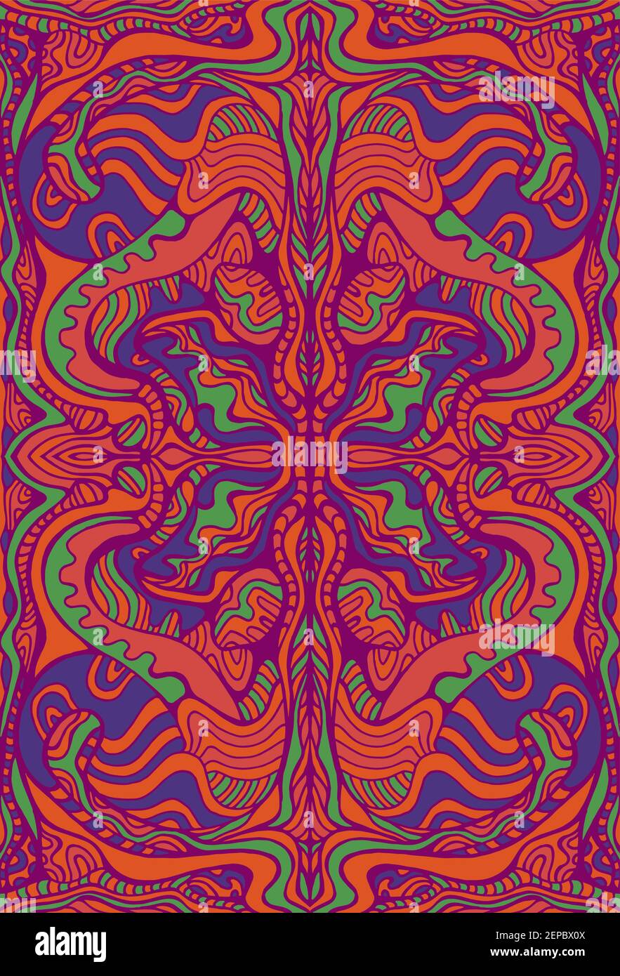 Ethnic motley background in Stock Vector Images - Alamy