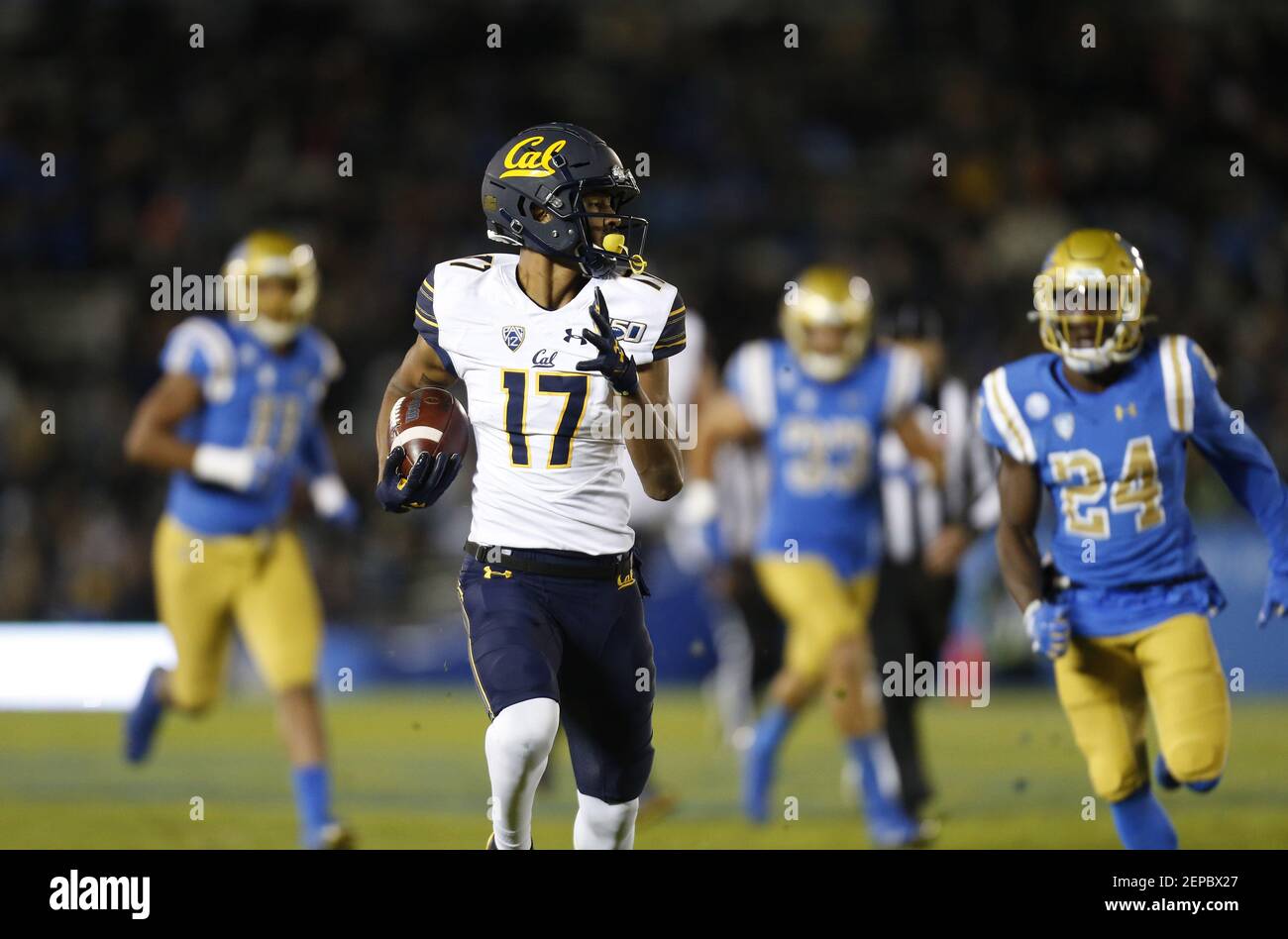 November 30, 2019 California Golden Bears wide receiver Makai Polk #17 ...