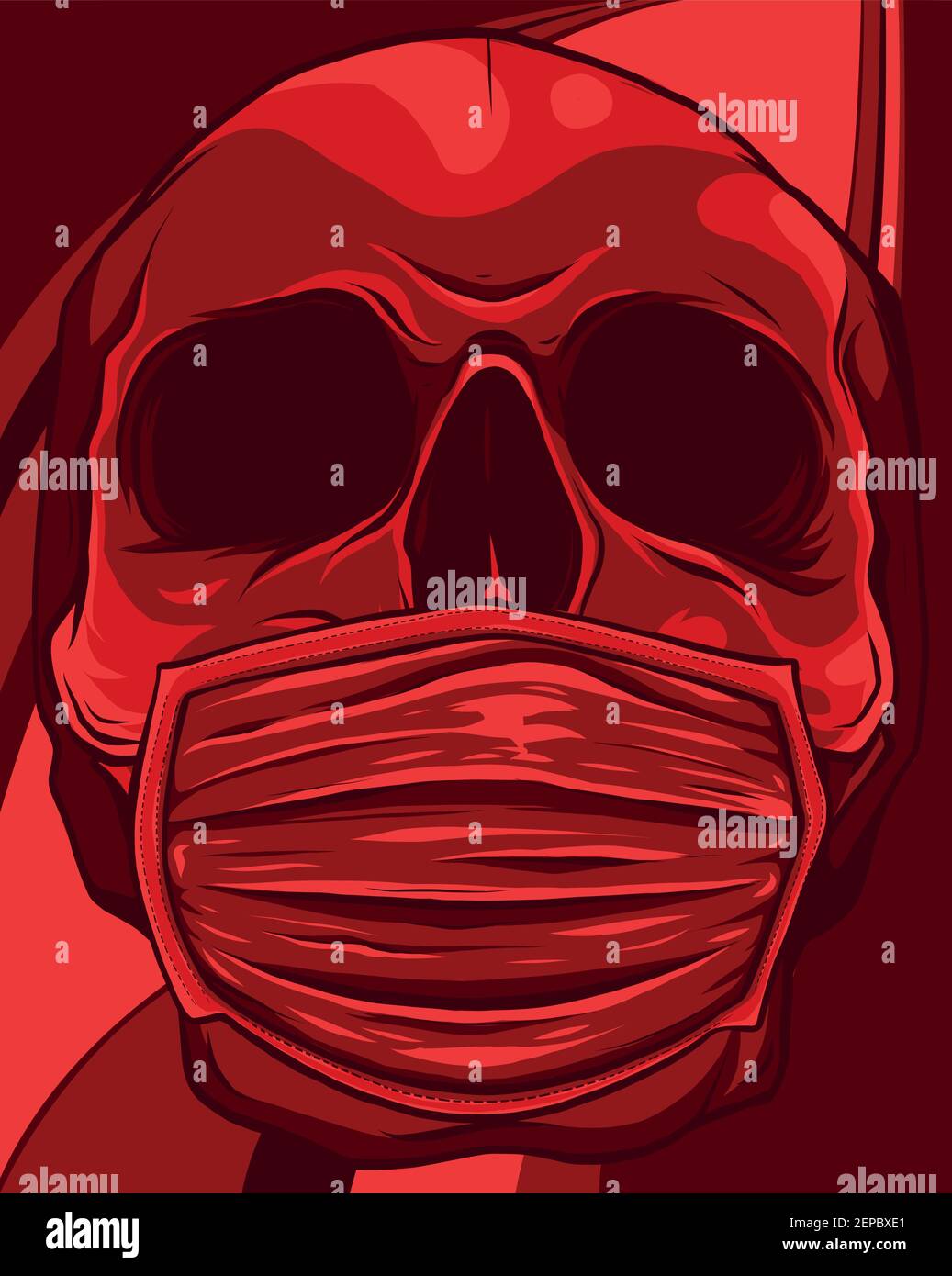 Human skull medical poster Stock Vector Images - Alamy