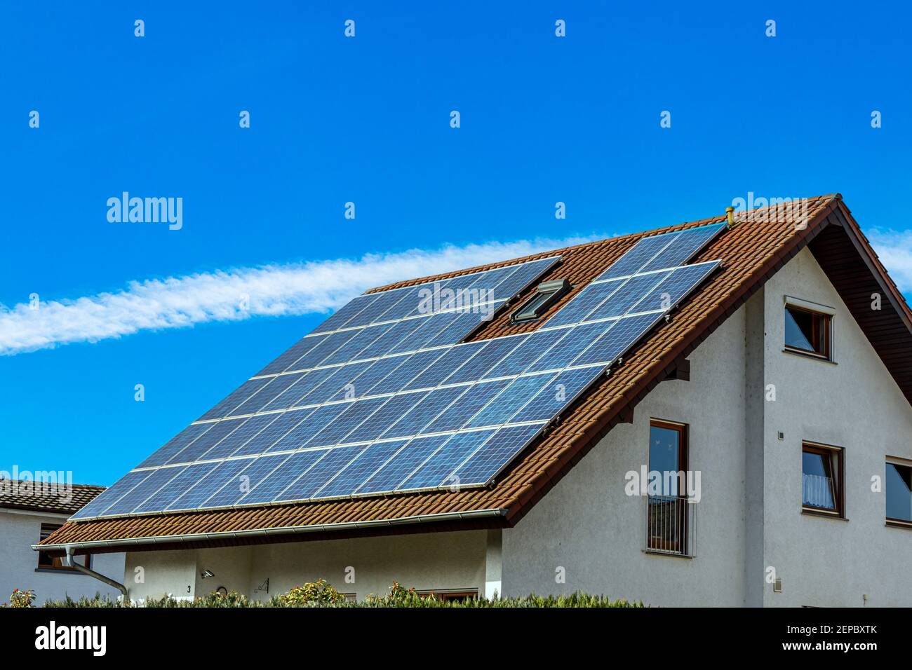 Residential buildings with solar roof hi-res stock photography and ...