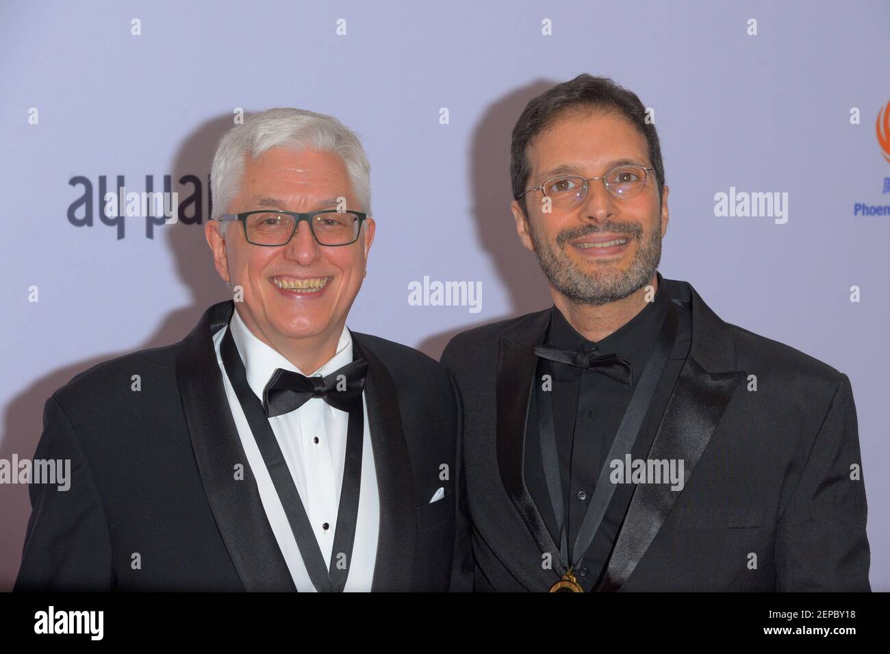 Roberto Rios and Carlos Nader attend the 2019 International Emmy Awards ...