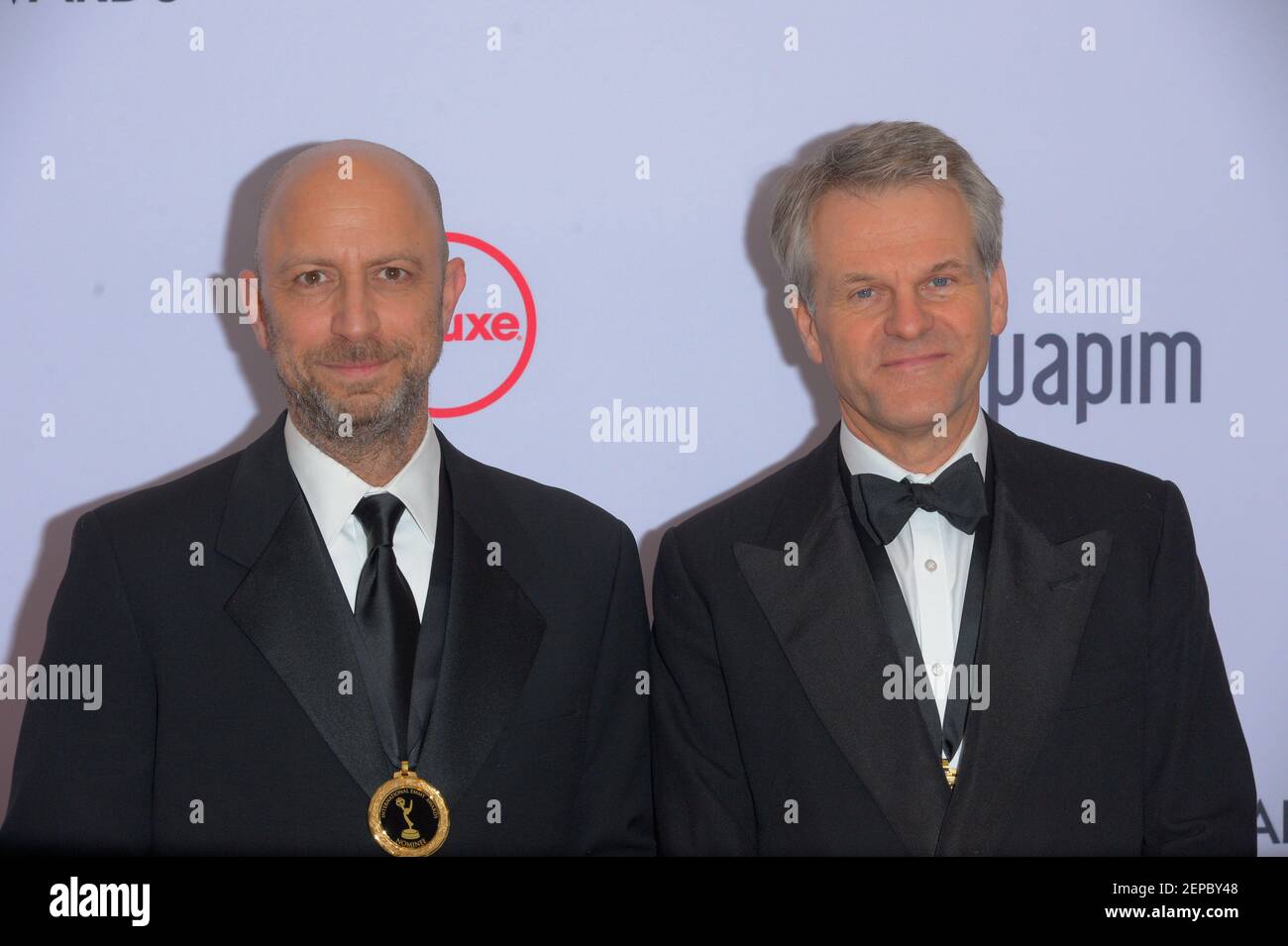 Michael Epstein and Peter Worsley attend the 2019 International Emmy ...