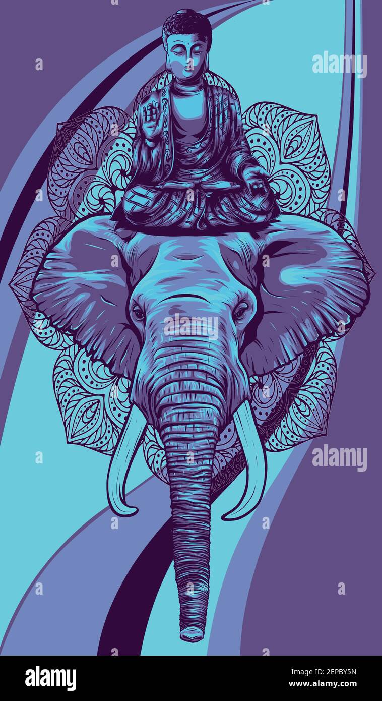 Elephant statue outdoor Stock Vector Images - Alamy