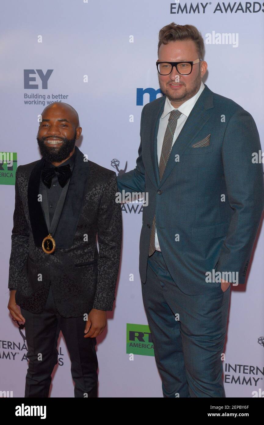 Phathutshedzo Makwarela and Gwydion Beynon attend the 2019 ...