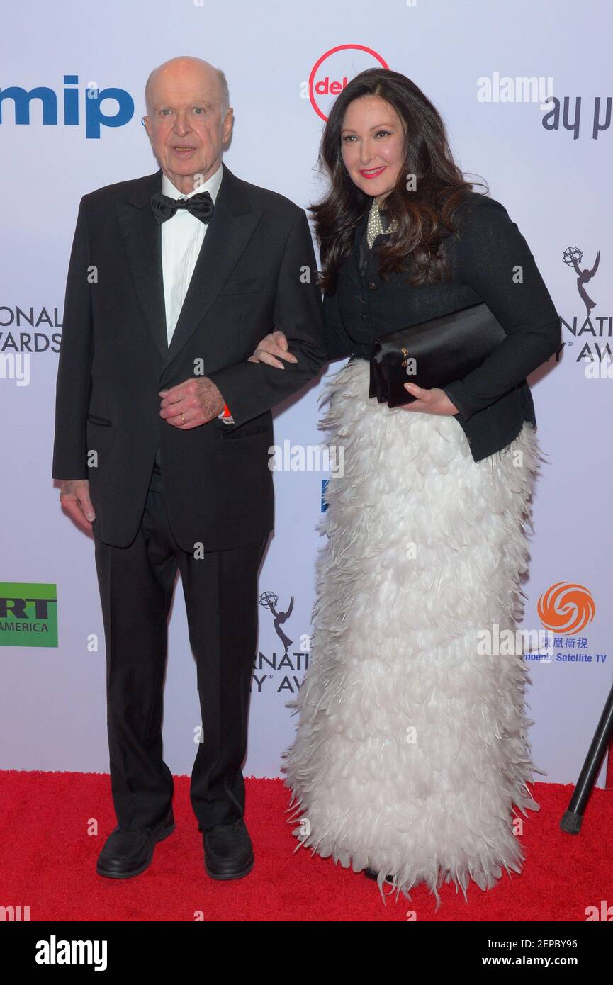 Bruce Paisner and Camille Bidermann attend the 2019 International Emmy ...