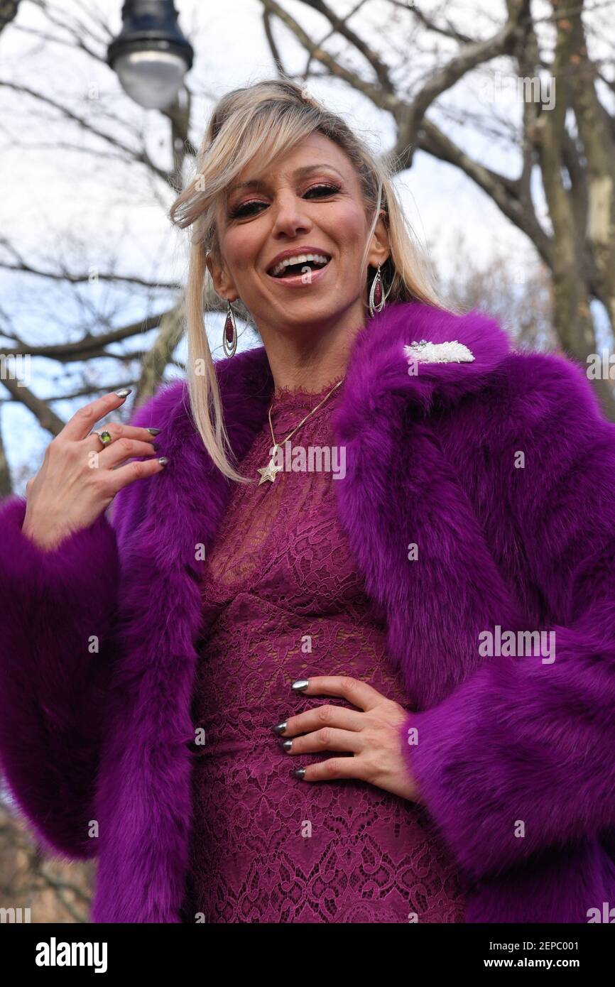 Debbie Gibson rides a float Shimmer and Shine by Nickelodeon during the ...