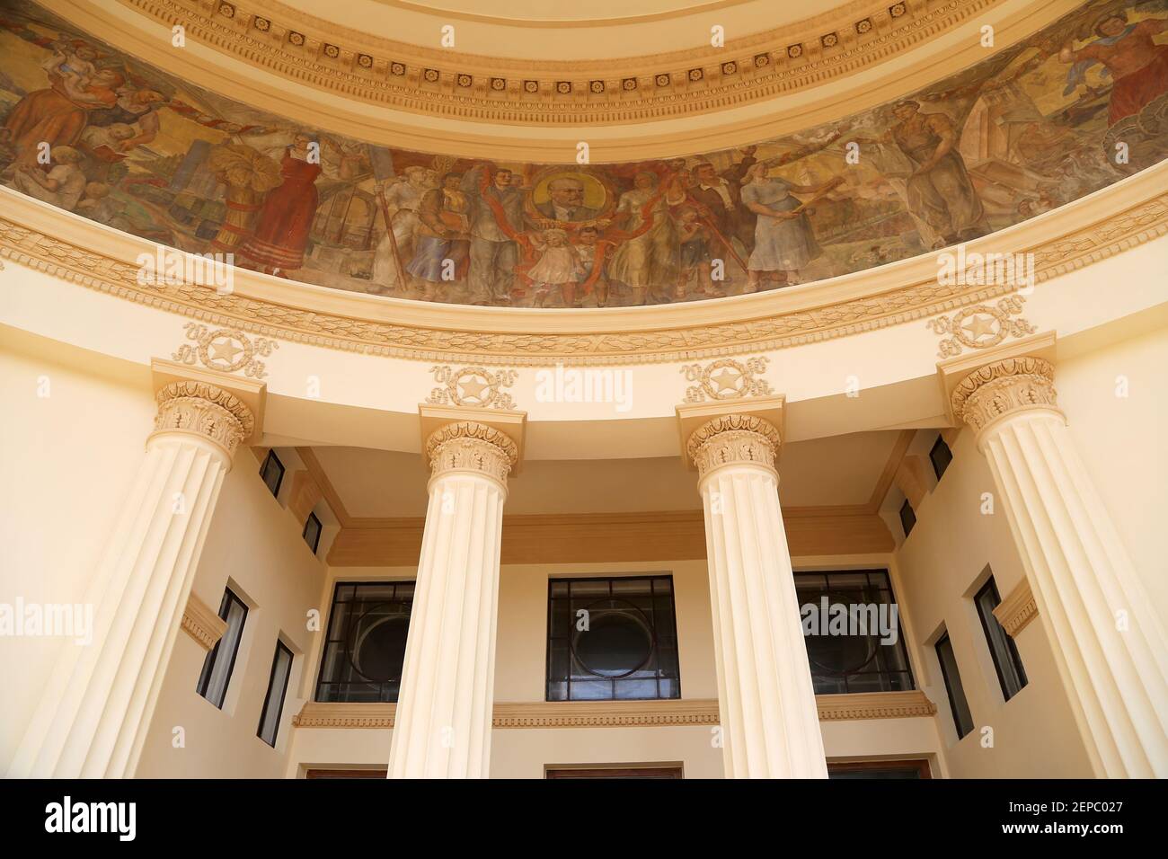Landmarks in the territory of VDNKh (All-Russia Exhibition Centre, also ...