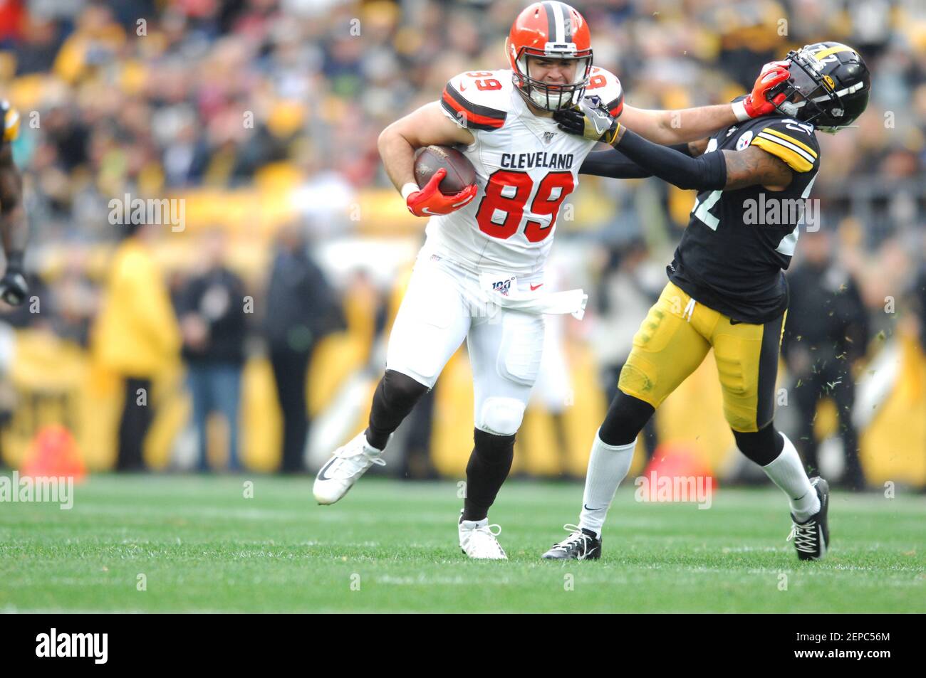 December 1st, 2019: Stephen Carlson #89 during the Pittsburgh Steelers ...