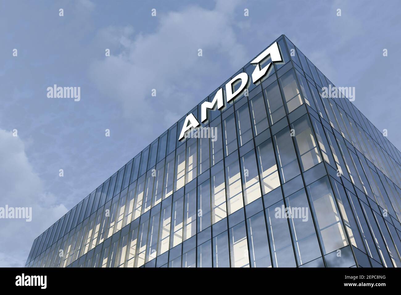 Santa Clara, CA, USA. February 18, 2021. Editorial Use Only, 3D CGI ...