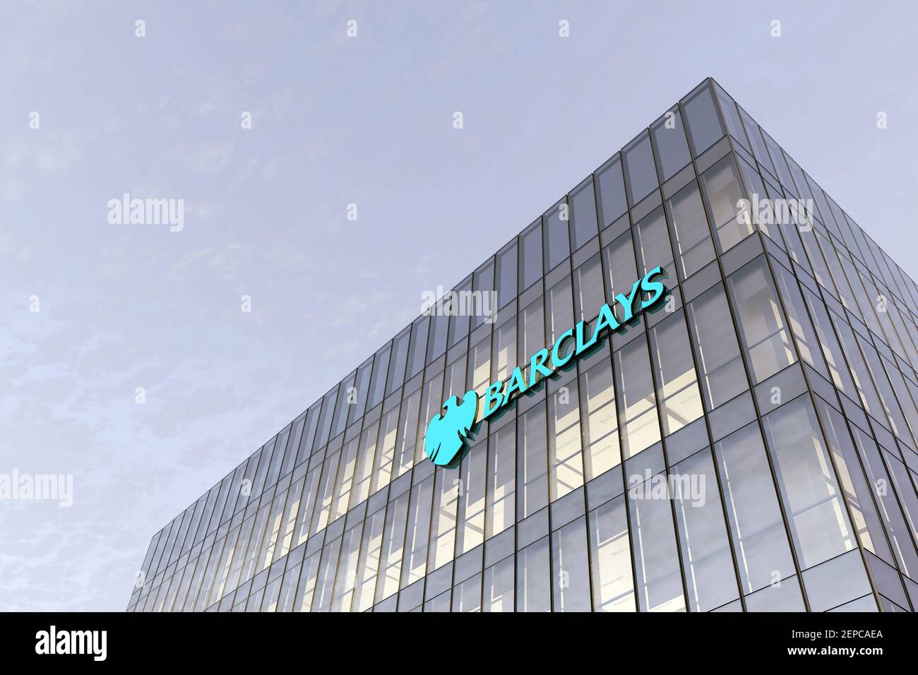 London, United Kingdom. February 18, 2021. Editorial Use Only, 3D CGI ...