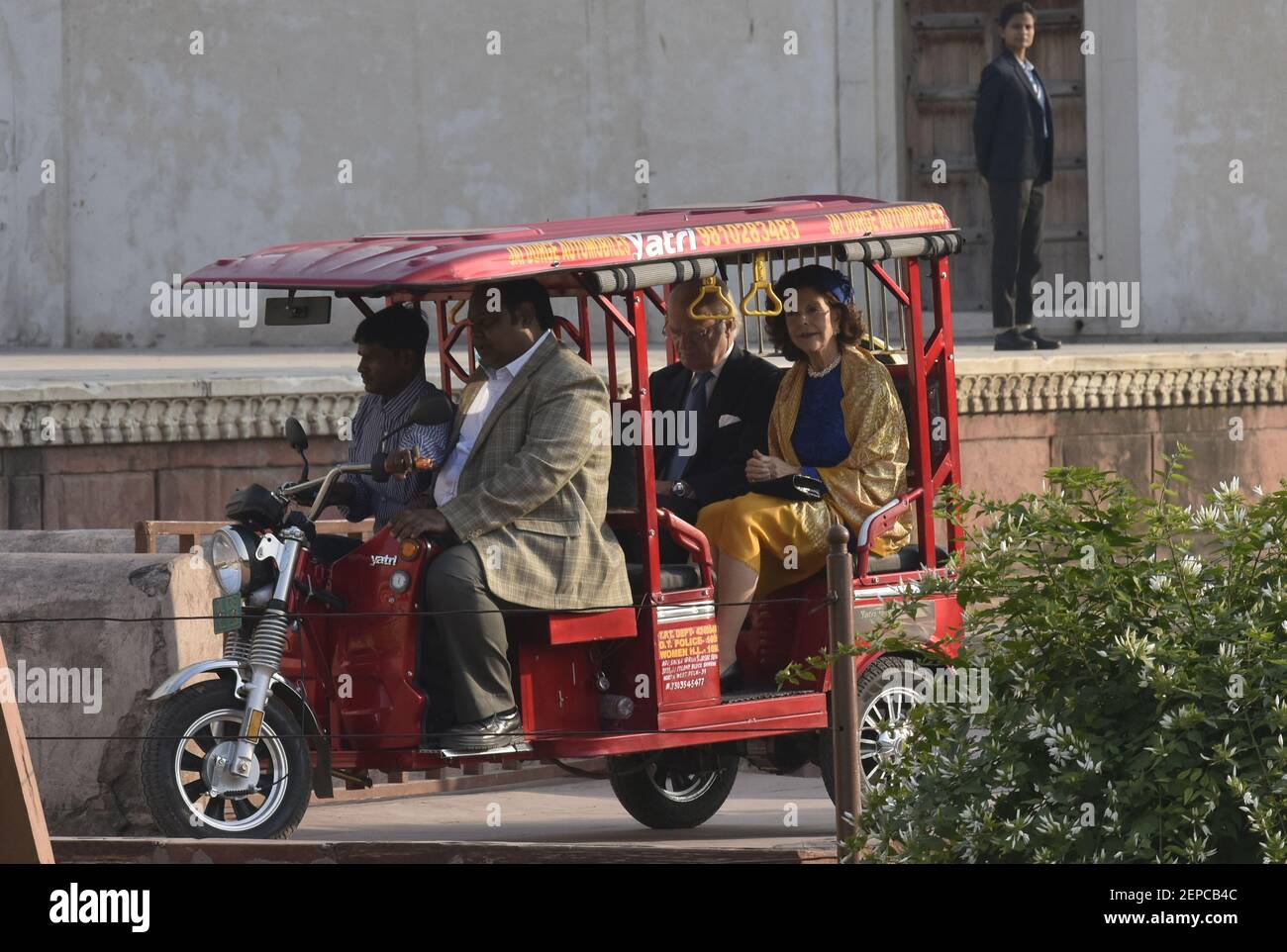 NEW DELHI, INDIA - DECEMBER 2: Swedish King Carl XVI Gustaf and Queen ...