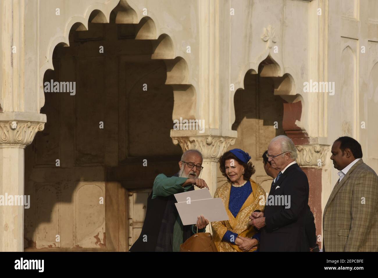 NEW DELHI, INDIA - DECEMBER 2: Delhi based historian Sohail Hashmi (L ...