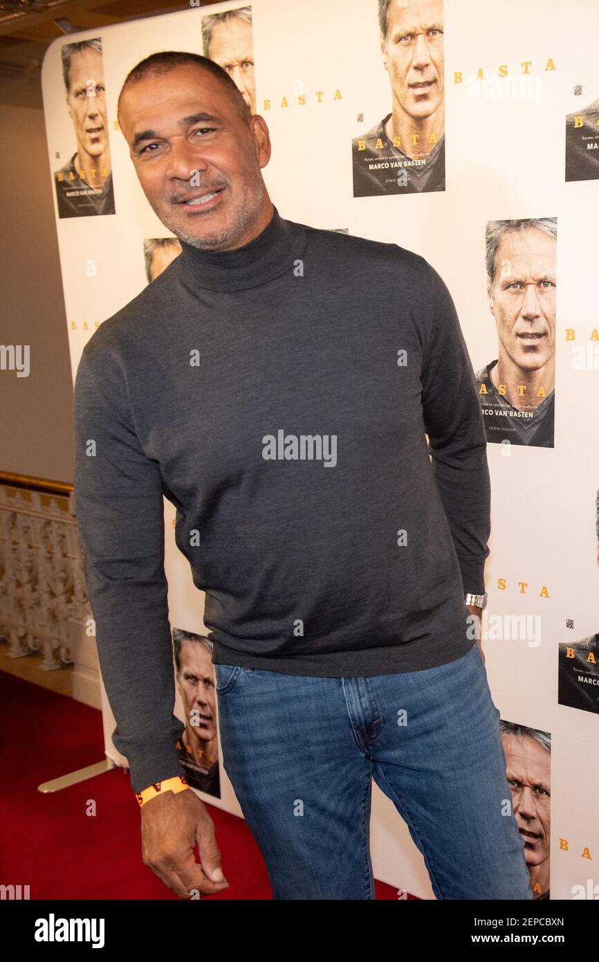 Ruud Gullit at the Basta book presentation. The autobiography of Marco ...
