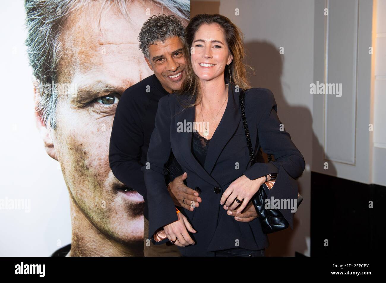 Frank Rijkaard and partner Stefanie Rucker at the Basta book ...