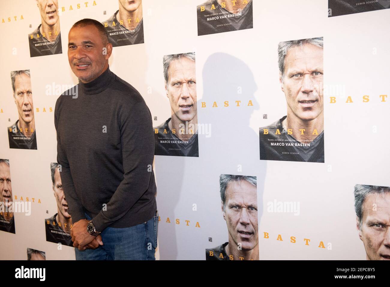 Ruud Gullit at the Basta book presentation. The autobiography of Marco ...