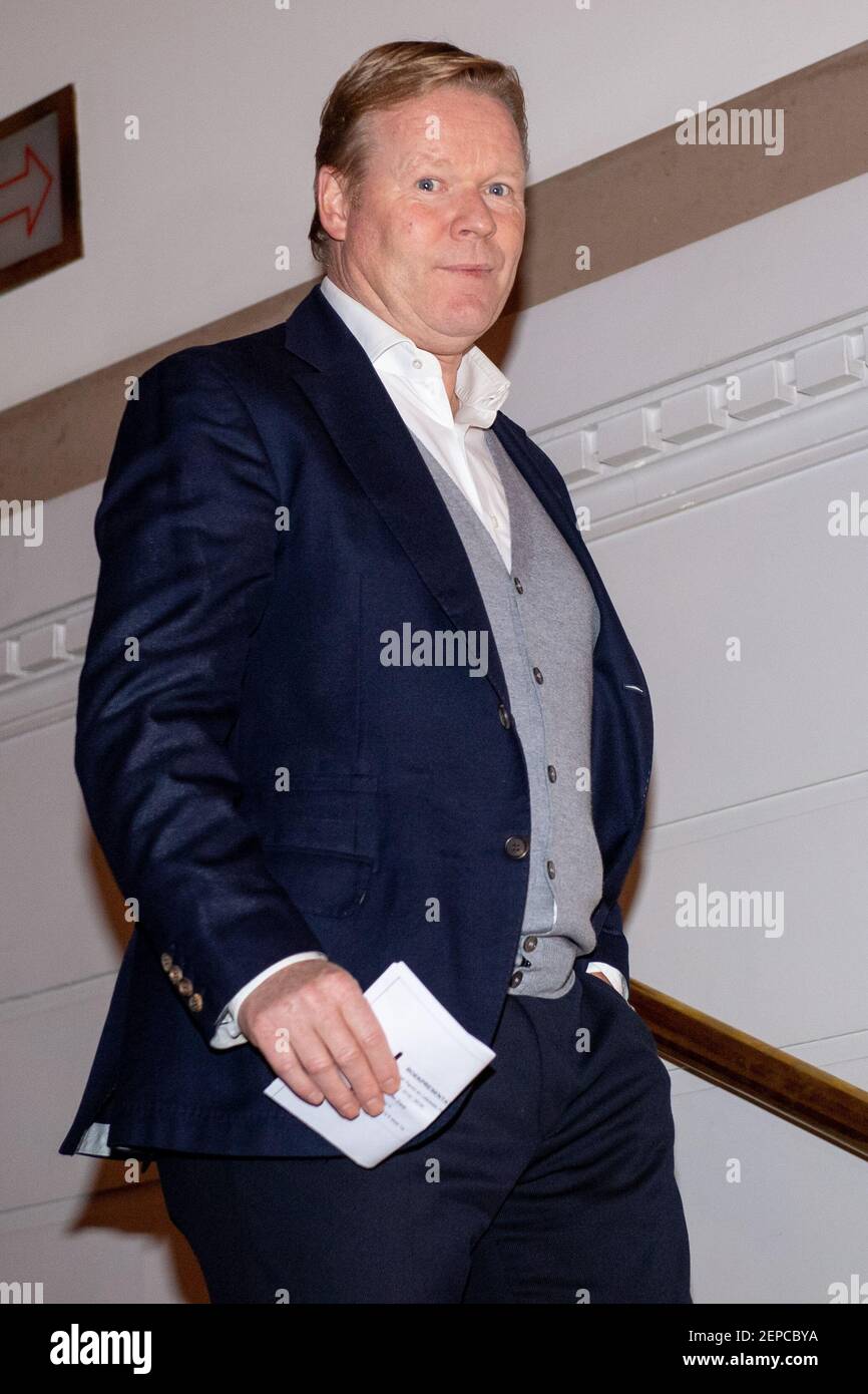 Ronald Koeman at the Basta book presentation. The autobiography of ...