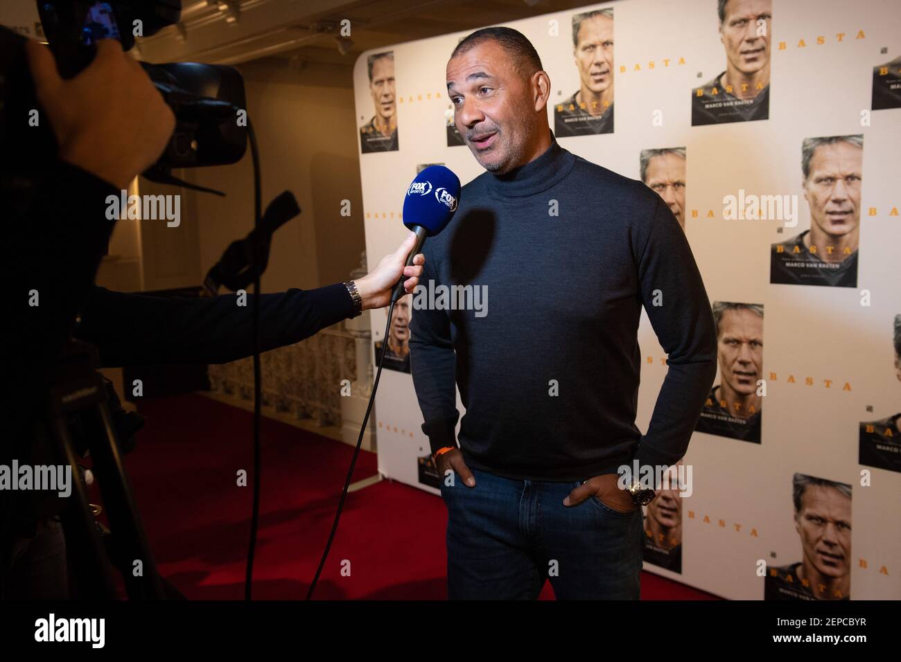 Ruud Gullit at the Basta book presentation. The autobiography of Marco ...