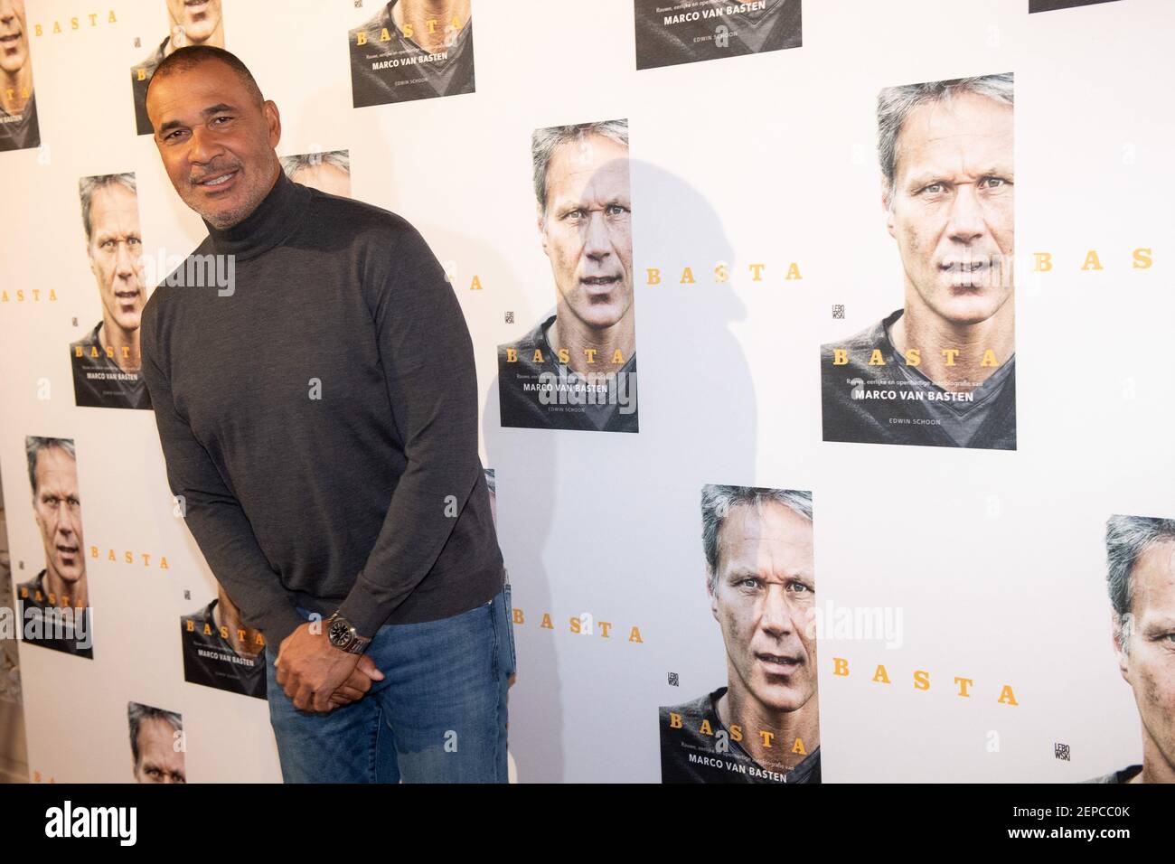 Ruud Gullit at the Basta book presentation. The autobiography of Marco ...