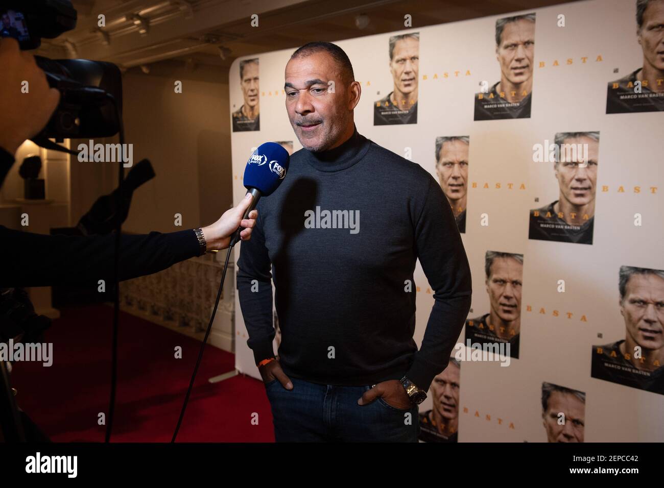 Ruud Gullit at the Basta book presentation. The autobiography of Marco ...
