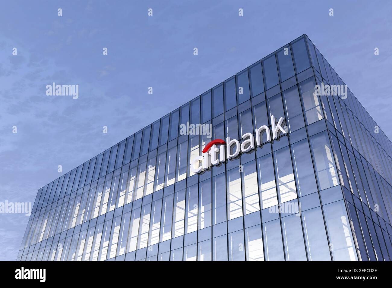 New York, USA. February 19, 2021. Editorial Use Only, 3D CGI. Citibank ... New York, USA. February 19, 2021. Editorial Use Only, 3D CGI. Citibank ...