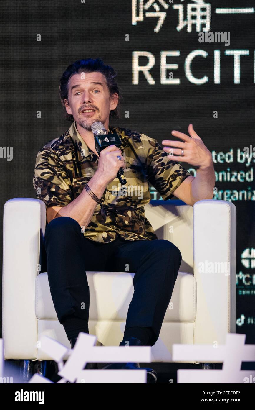 Hainan ,CHINA-American actor and director Ethan Hawke attends the 2nd ...
