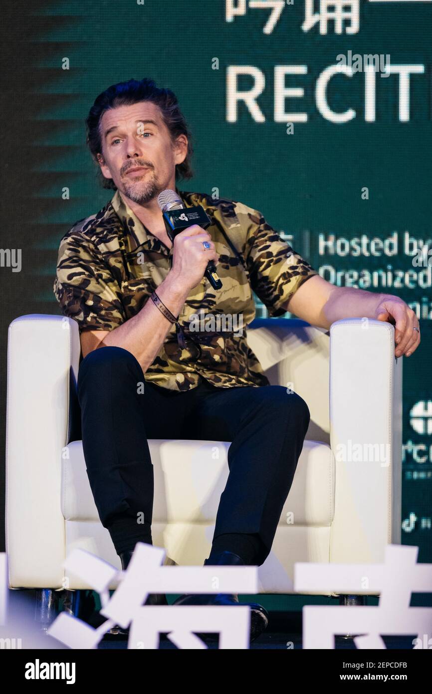 Hainan ,CHINA-American actor and director Ethan Hawke attends the 2nd ...