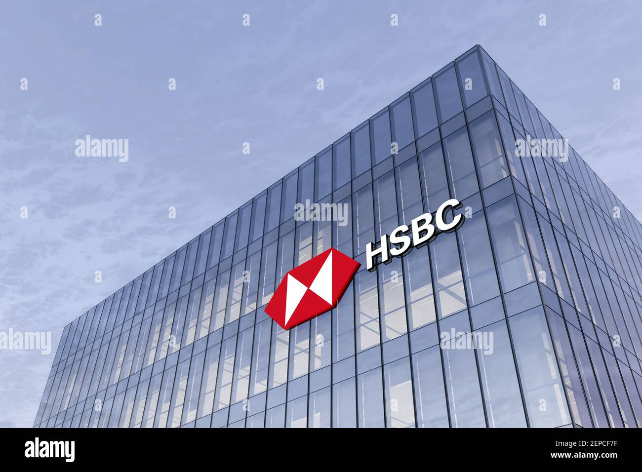 London, United Kingdom. February 19, 2021. Editorial Use Only, 3D CGI ...