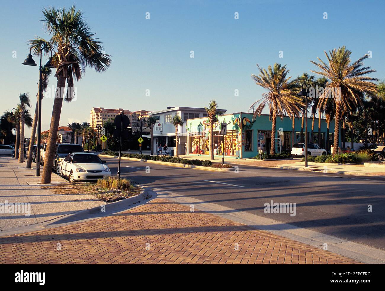 Street scene in Florida, USA Stock Photo - Alamy