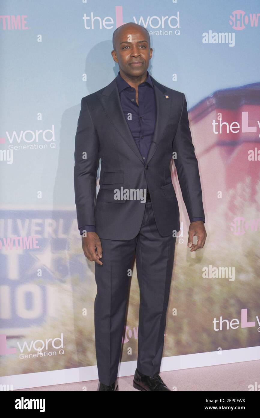 Alphonso David attends "The L Word: Generation Q" Premiere at the Regal LA Live theater in Los ...