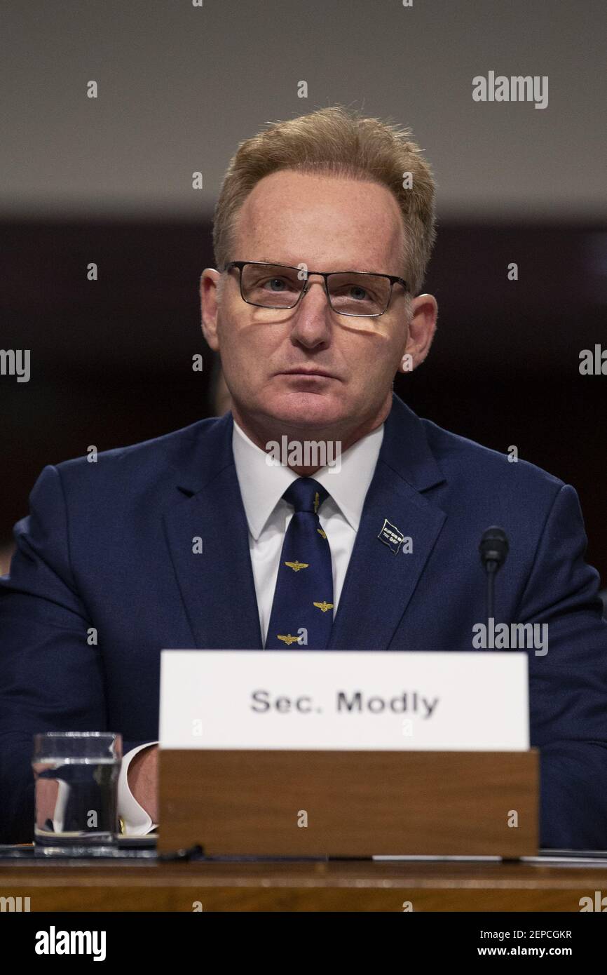 Acting Secretary of the Navy Thomas Modly, on a panel with Director of ...