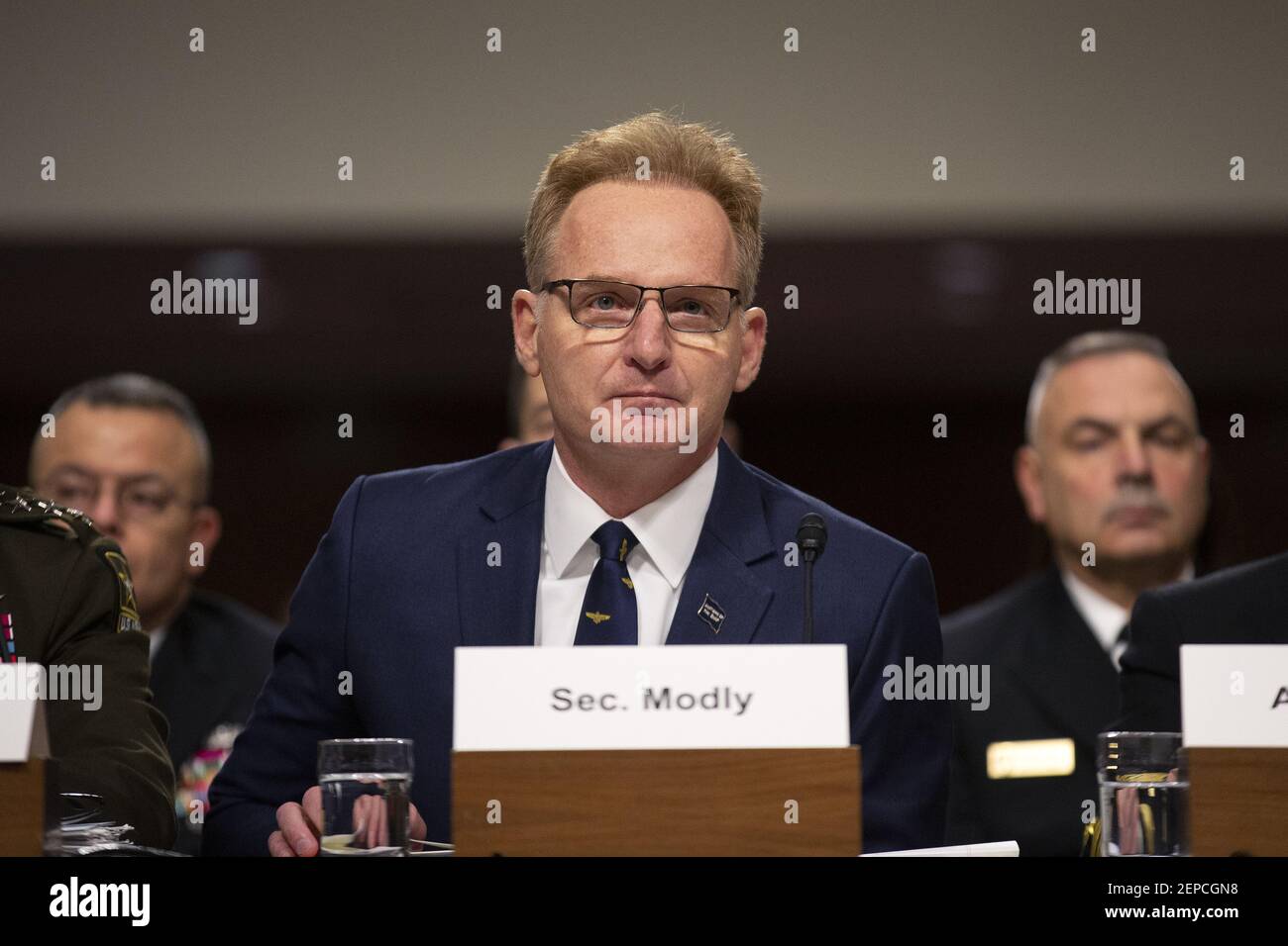 Acting Secretary of the Navy Thomas Modly, on a panel with Director of ...