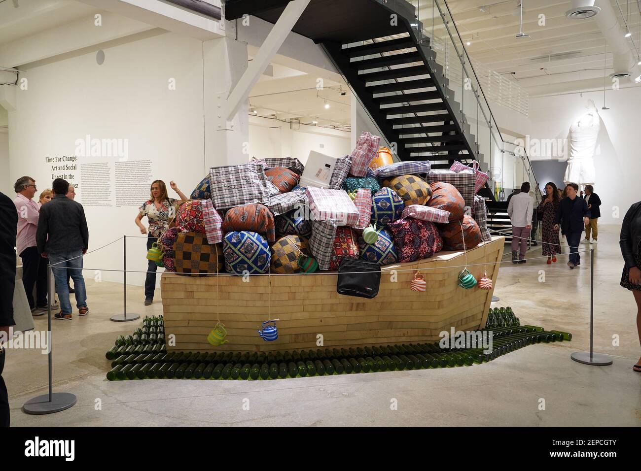 MIAMI, FL - DEC 2: General view during El Espacio Twenty Three Gallery ...