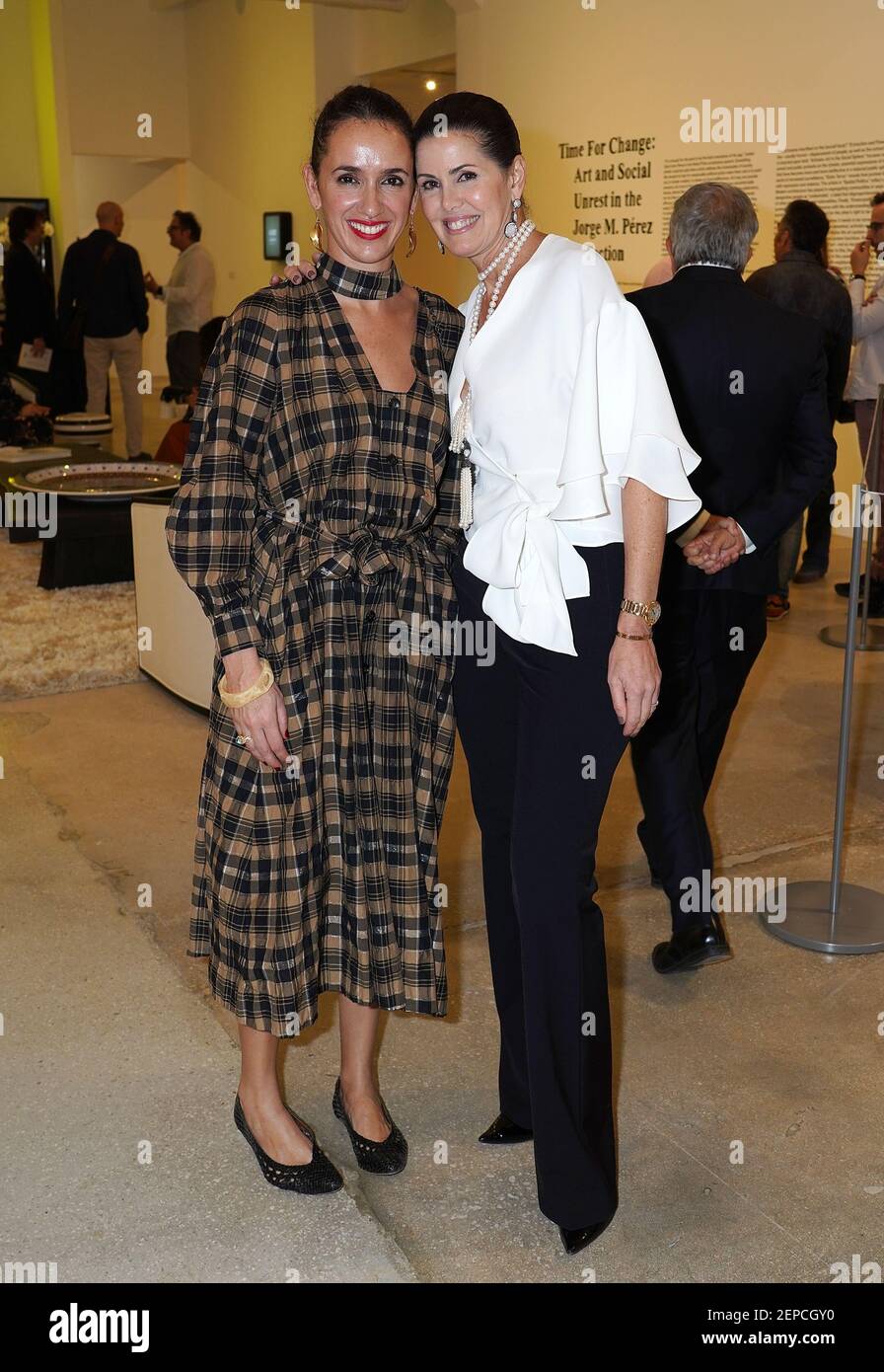 MIAMI, FL - DEC 2: Ines Lopez-Quesada and Darlene Perez are seen during ...