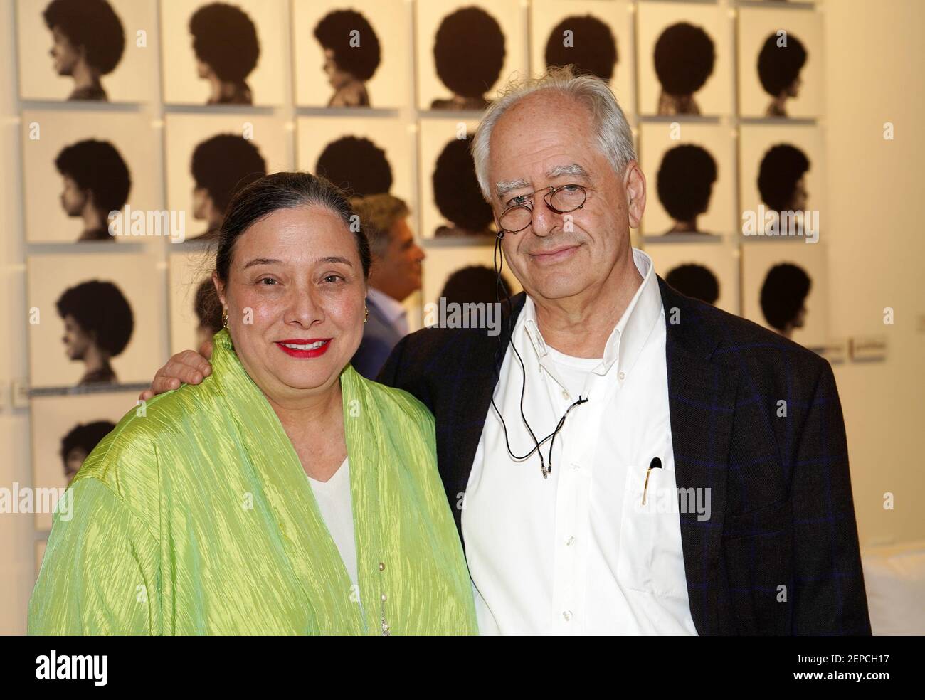 MIAMI, FL - DEC 2: Nora Halpern and Kerry Brougher are seen during El ...