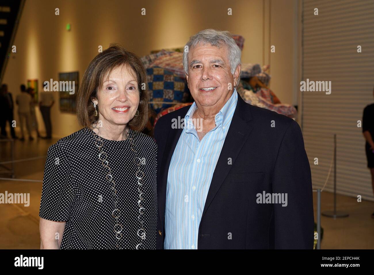 MIAMI, FL - DEC 2: Annie Sardi–a and Eduardo Sardi–a are seen during El ...