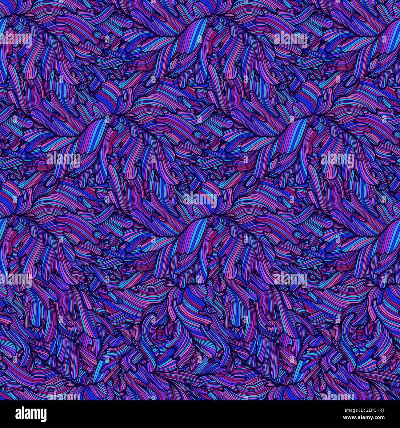 Psychedelic bright abstract waves seamless pattern. Colorful texture ... Psychedelic bright abstract waves seamless pattern. Colorful texture ...