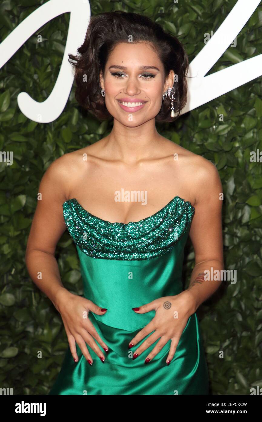 Raye on the red carpet during The Fashion Awards at Royal Albert Hall ...