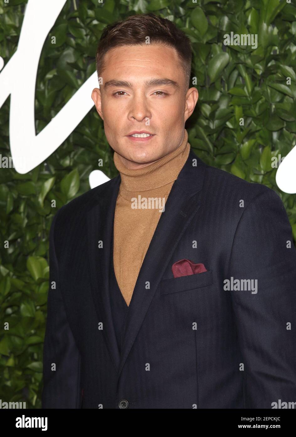 Ed Westwick on the red carpet during The Fashion Awards at Royal Albert ...