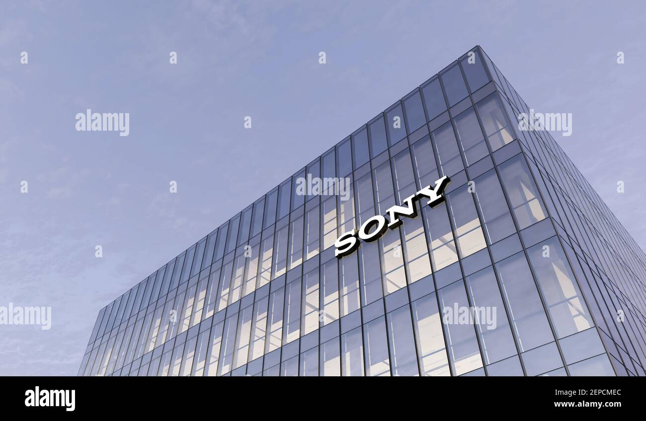 Tokyo sony building architecture hi-res stock photography and images ...