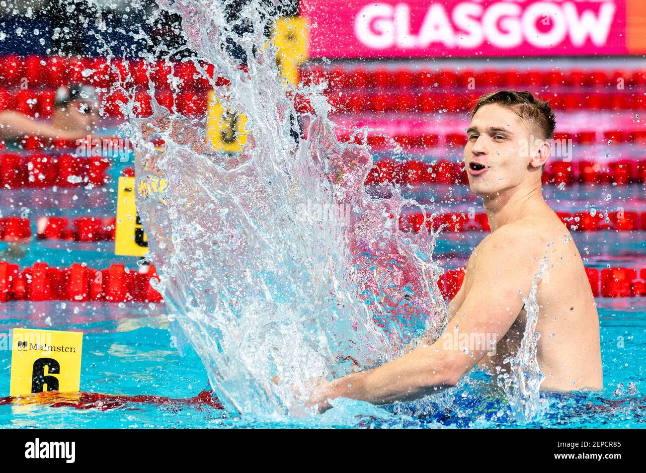 KAWECKI Radoslaw Poland POL Gold Medal 200 backstroke men Final Glasgow ...