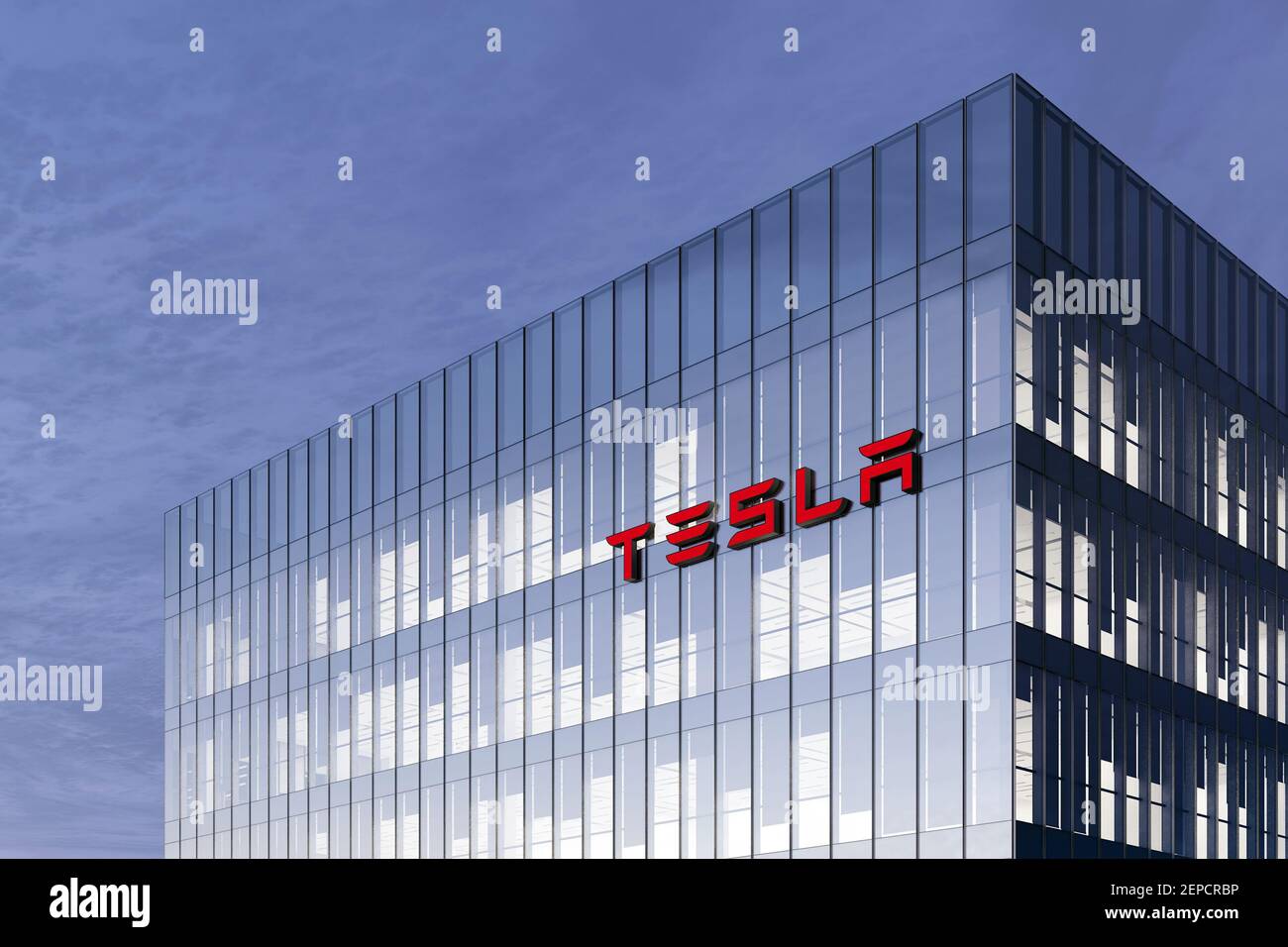 Palo Alto, California, USA. February 17, 2021. Editorial Use Only, 3D ...