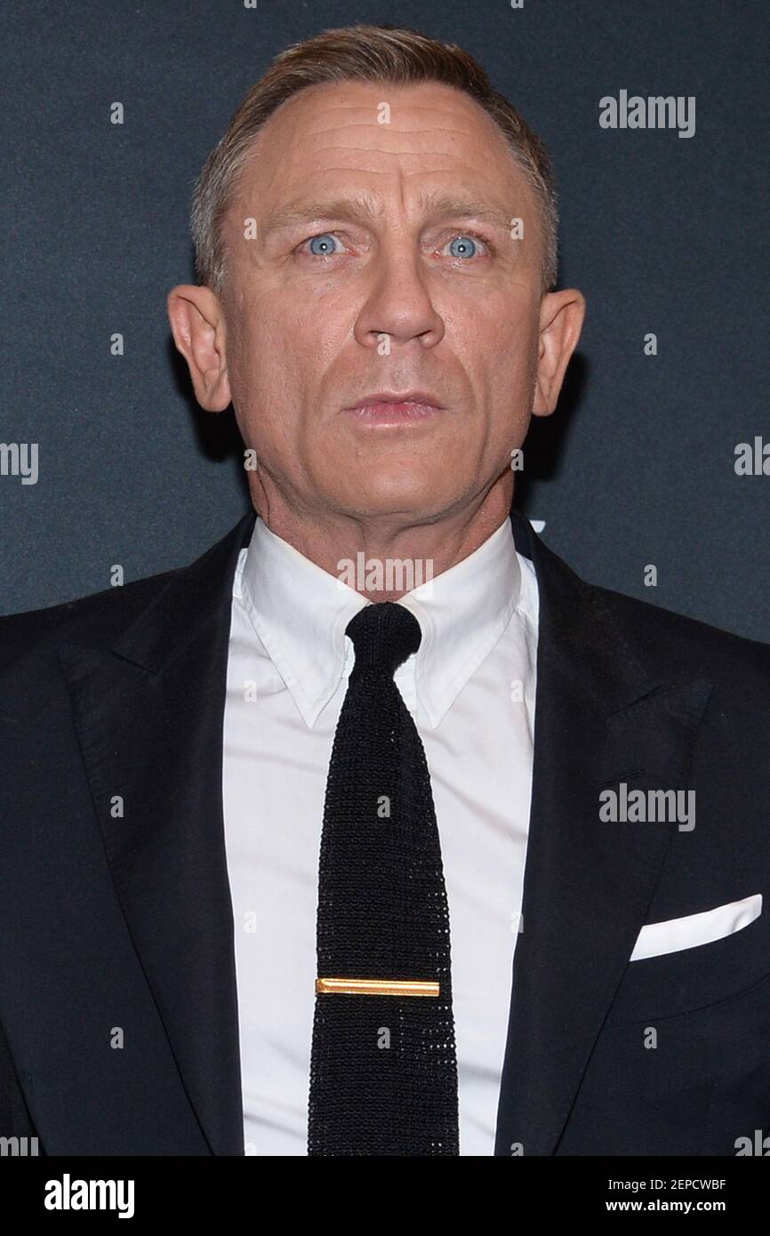 Actor Daniel Craig attends the launch of the new “Bond” watch by Omega ...