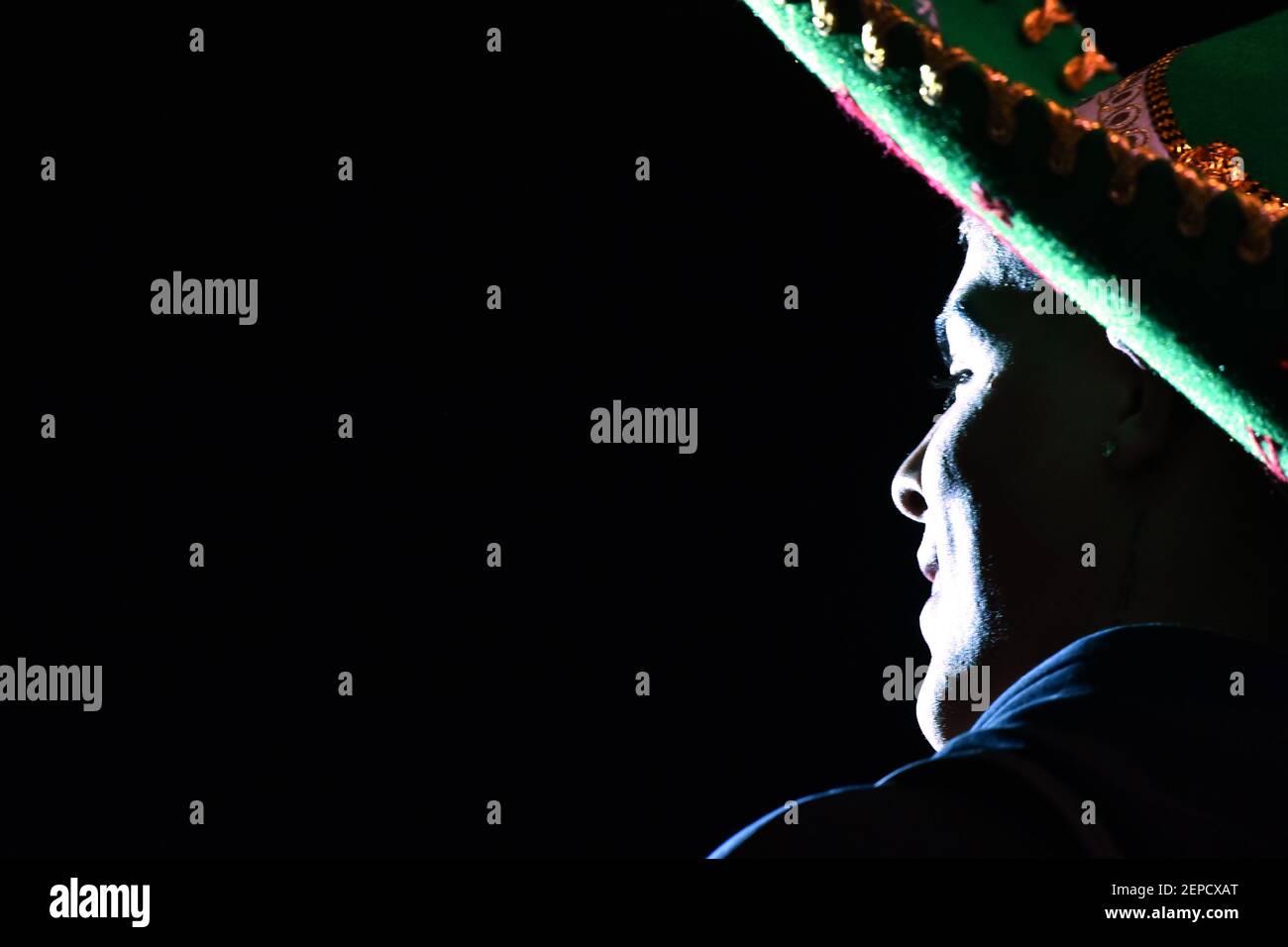 MEXICO CITY, MEXICO - DECEMBER 4: Puerto Rican singer Lunay sings on ...