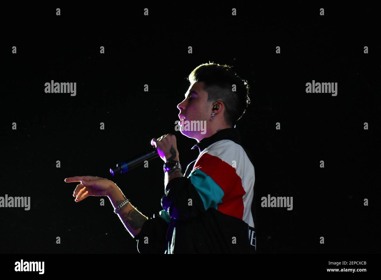 MEXICO CITY, MEXICO - DECEMBER 4: Mario Bautista sings on stage during ...