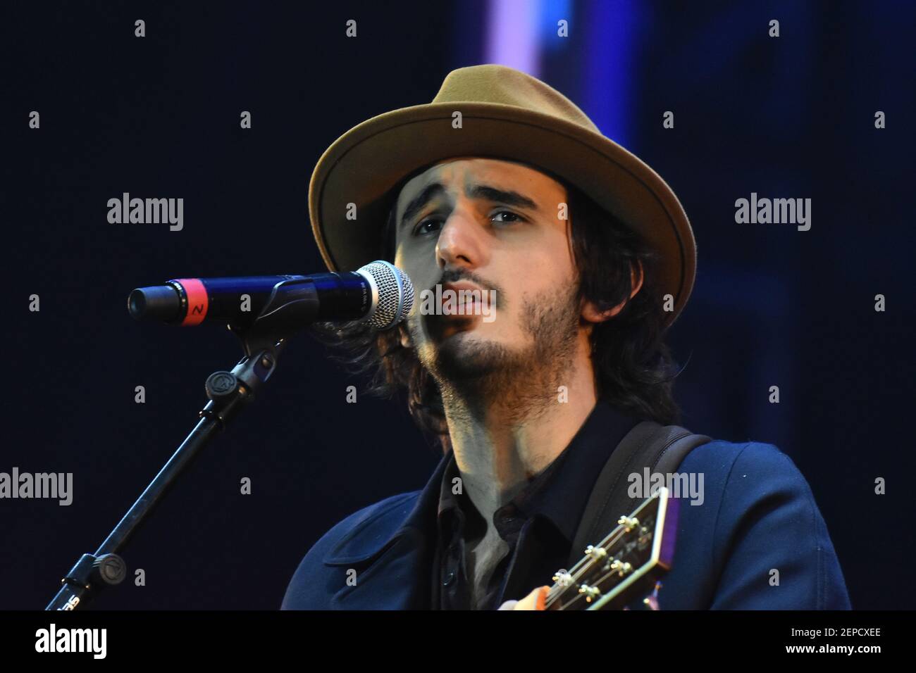 MEXICO CITY, MEXICO - DECEMBER 4: Juan Pablo Isaza member of Morat ...