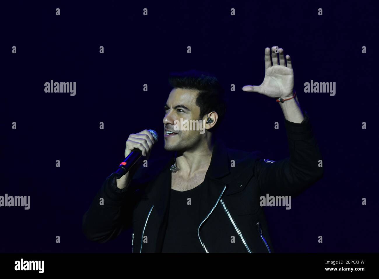 MEXICO CITY, MEXICO - DECEMBER 4: Carlos Rivera sings on stage during a ...