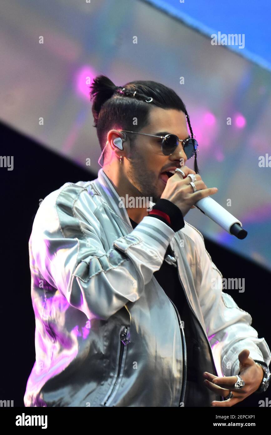 MEXICO CITY, MEXICO - DECEMBER 4: Spanish singer Abraham Mateo sings on ...